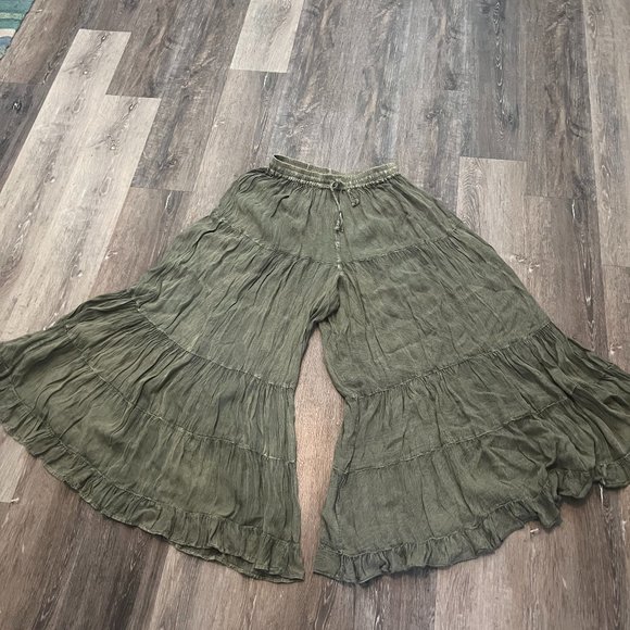 ANANDA'S COLLECTION | Pants & Jumpsuits | Nwt Anandas Collection Green ...